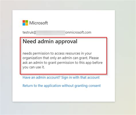 Unable To Grant Admin Consent To An App Using The Azure Account Owner Stack Overflow