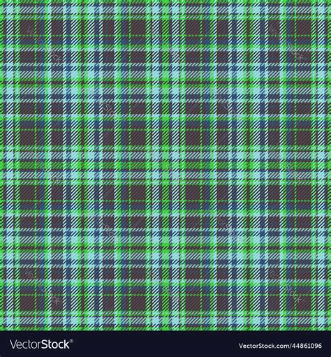 Seamless Fabric Pattern Check Texture Background Vector Image