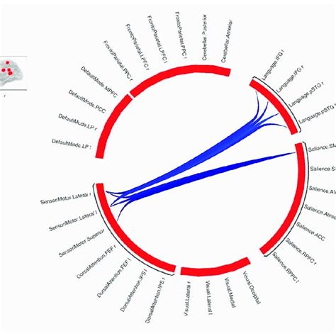Mean Fc In Hc Ns Presented As A Connectome Ring And A Connectivity Download Scientific