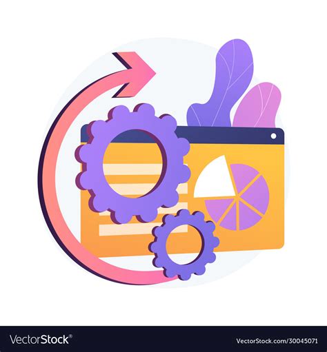 Big Data Analysis Concept Metaphor Royalty Free Vector Image