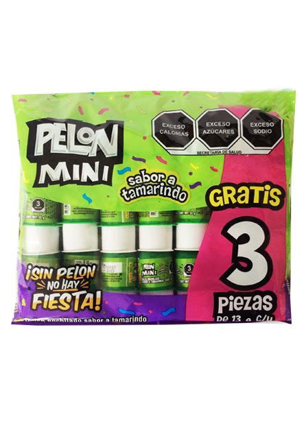 Mini Pelon Rico Paquete 18 Piezas El Cafeto Dulcerías