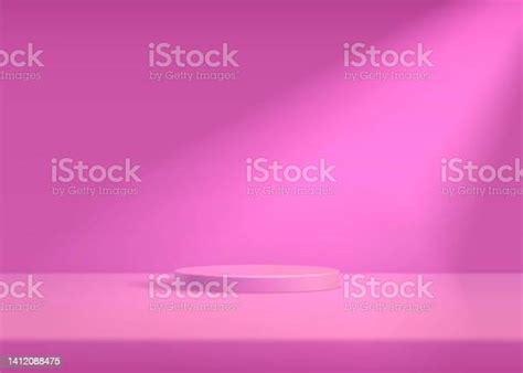 제품 디스플레이 프리젠 테이션을위한 실린더 받침대 연단 3d 현실적인 벡터 일러스트 레이 션 0명에 대한 스톡 벡터 아트 및