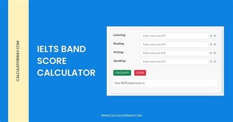 Ielts Band Score Calculator Calculatorway