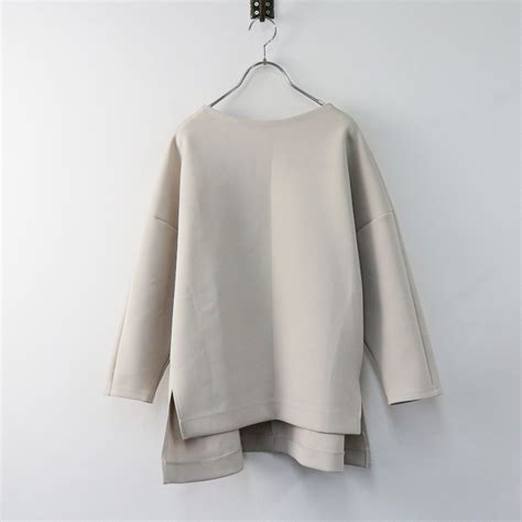 Dressterior ドレステリア Dressterior ワイドプルオーバー 36ベージュ トップス【2400013977494】の