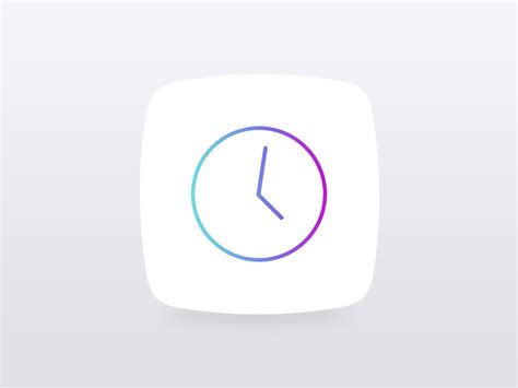 IOS 7 Clock Icon By Rory Morris On Dribbble