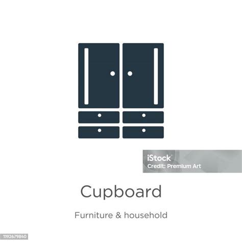 찬장 아이콘 벡터입니다 흰색 배경에 고립 가구와 가정 컬렉션에서 유행 평면 찬장 아이콘 벡터 일러스트는 웹 및 모바일 그래픽 디자인 로고 Eps10에 사용할 수 있습니다 0