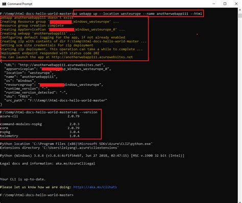 Webapp Doesnt Exist With Azure Cli 2079 Stack Overflow