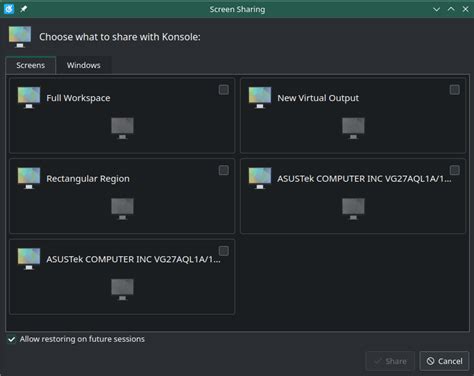 Screen Sharing Issues Fedora Discussion