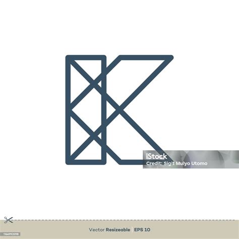 K 편지 로고 템플릿 일러스트 디자인입니다 벡터 Eps 10 알파벳 K에 대한 스톡 벡터 아트 및 기타 이미지 알파벳 K 화살표 0명 Istock