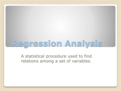 PPT Regression Analysis PowerPoint Presentation Free Download ID 1526595