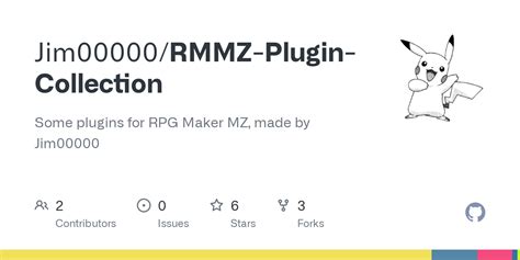 GitHub Jim RMMZ Plugin Collection Some Plugins For RPG Maker MZ Made By Jim