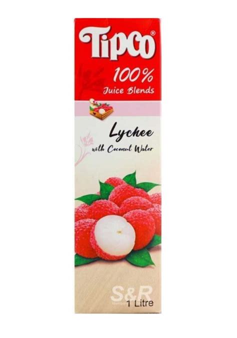 Tipco Lychee With Coconut Water 1l Lazada Ph