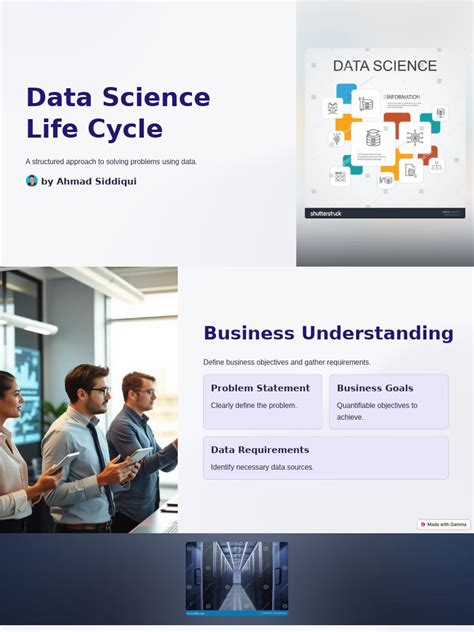 Data Science Life Cycle Pdf Data Information Science