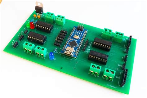Motor Driver Shield For Arduino For 4 Motor Bots Details