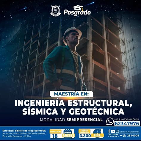 Posgrado 🏗️🔬¿estás Listo Para Llevar Tu Carrera En Ingeniería Al