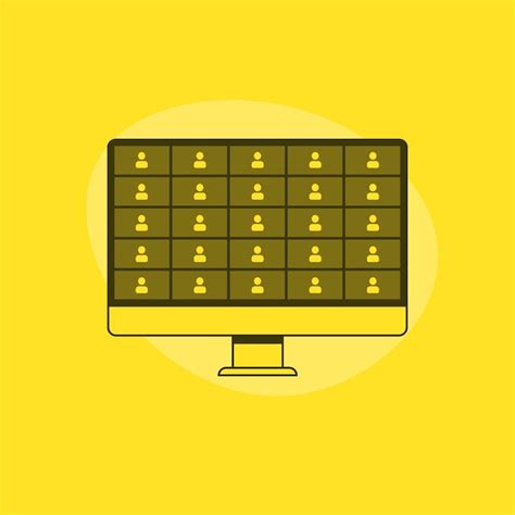 Premium Vector Online Webinar Meeting 25 Users Webinars And Web