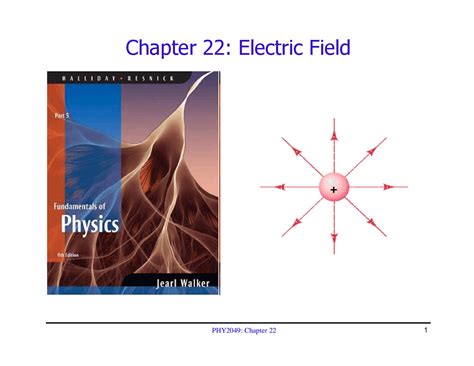 Electric Field Physics With Calculus Ii Lecture Slides Phy 2049 Docsity