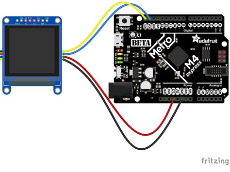 Arduino Wiring And Test Adafruit Grayscale 1 5 128x128 Oled Display Adafruit Learning System