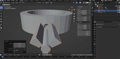 can the boolean modifier work with non continuous objects r blenderhelp