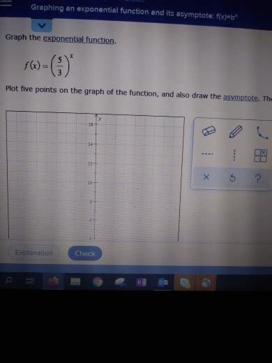 Solved Graphing An Exponential Function And Its Asymptote