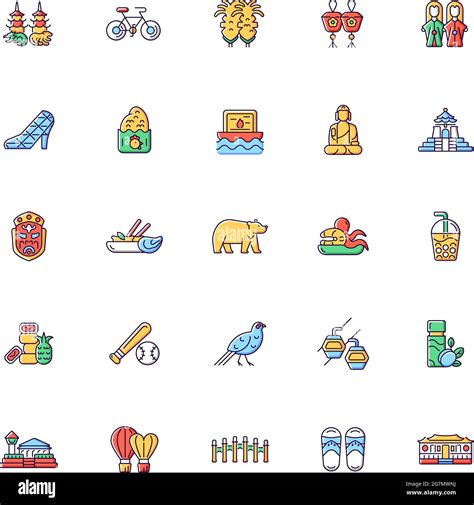 Taiwan Rgb Color Icons Set Stock Vector Image And Art Alamy