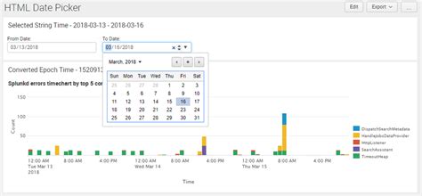 Solved Jquery Datepicker In Splunk Splunk Community