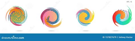 Vortex Vector Background Templates For Logo Design Leaflets Or Presentations Vector