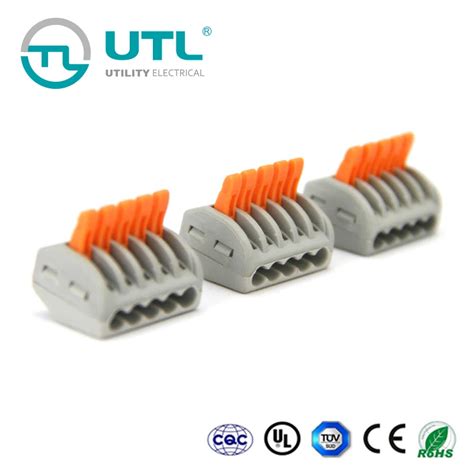 UTL Pin Push Plug In Spring Hard Wire Terminal Block Connectors View