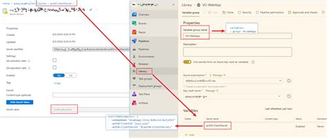 how can i deploy key vaults as environment variables in azure app