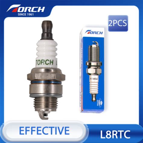 2pcs Torch L8rtc Spark Plug Replacement For Ngk Bpmr8y For Champion Rcj6y Ebay Australia