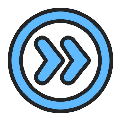 Forwards Generic Outline Color Icon