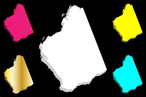 웨스턴 오스트레일리아의 3d 지도 3차원 형태에 대한 스톡 벡터 아트 및 기타 이미지 3차원 형태 웨스턴오스트레일리아 주 0명 Istock