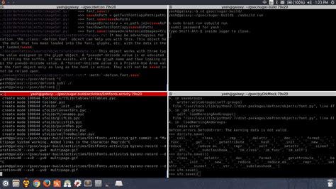 Sugar Font Editor Activity Week 4 Work