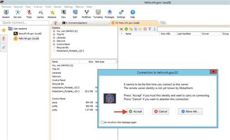 Interfacing With Biowulf Using Mobaxterm Unix On Biowulf 2023