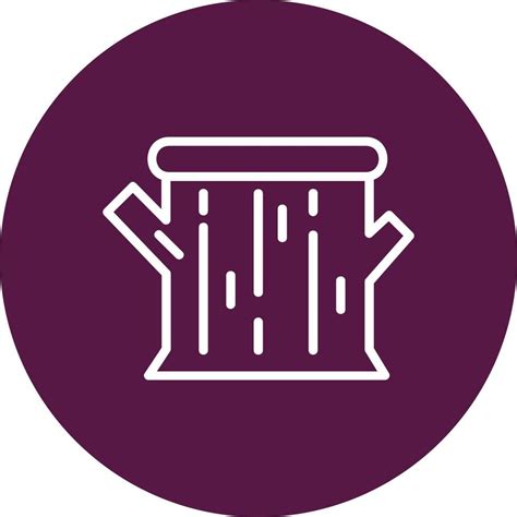 Tree Stump Vector Icon Design Vector Art At Vecteezy