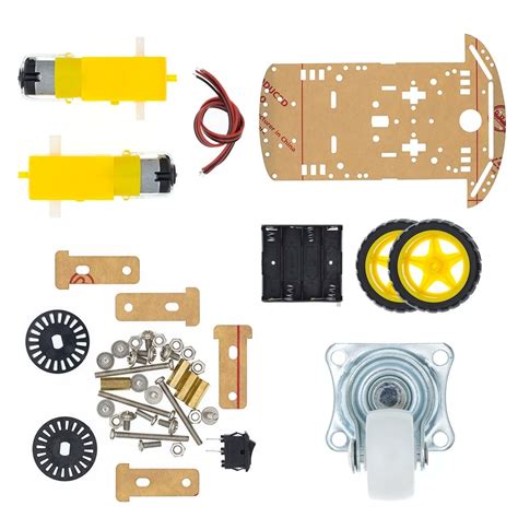 4wd Smart Robot Car Kit Arduino Compatible Diy Robotics Starter Set