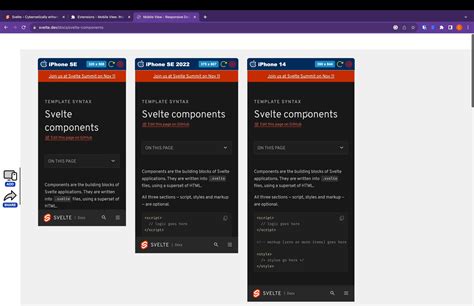Devtools Responsive Mode Enhanced View Multiple Devices On Screen At
