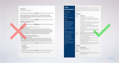 Engineering Cv Examples And Personal Statement