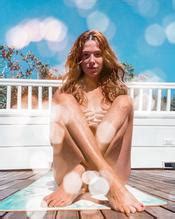 Poppy Montgomery Does Yoga Fully Naked During Quarantine AZNude