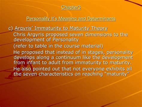 Personality Meaning And Determinants Pdf Careers