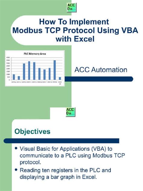 How To Implement Modbus Tcp Protocol Using Excel Pdf