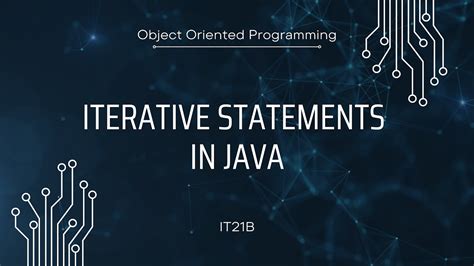 Java Iterative Statements A Hands On Coding Session Youtube