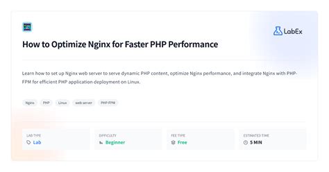 How To Optimize Nginx For Faster Php Performance Labex
