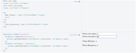 Difference Between Keypress And Keyup Events In Jquery My Coding Exploration
