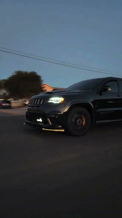 Trackhawk The Engine Sounds So Nice💥 The Exhaust Is Nice And It Pops💥 Youtube