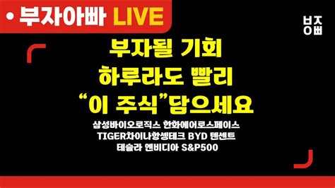 부자될기회 하루라도 빨리 이 주식 담으세요ㅣ삼성전자 레인보우로보틱스 현대건설 현대중공업 삼성바이오로직스 한화오션