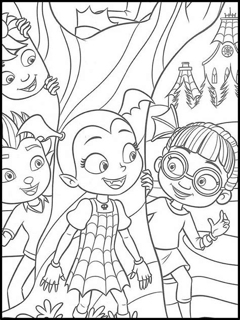 Vampirina Tekeningen Printen 12 Vampirina Coloring Pages Vicuna