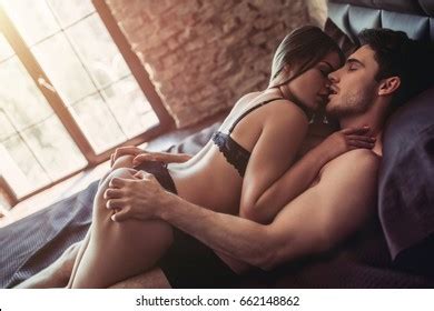 Beautiful Passionate Couple Having Sex On Stock Photo Shutterstock