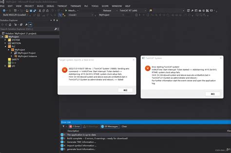 How To Solve Twincat 3 Start Error Code 4115 Fot The First Time Programmerah