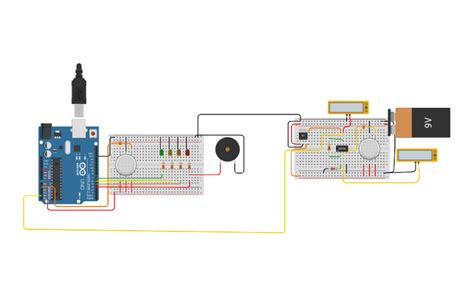 Circuit Design Gas Sensor Arduino Tinkercad
